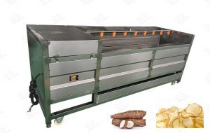 Cassava Washer and Peeler - Yuca Washing and Peeling Machine